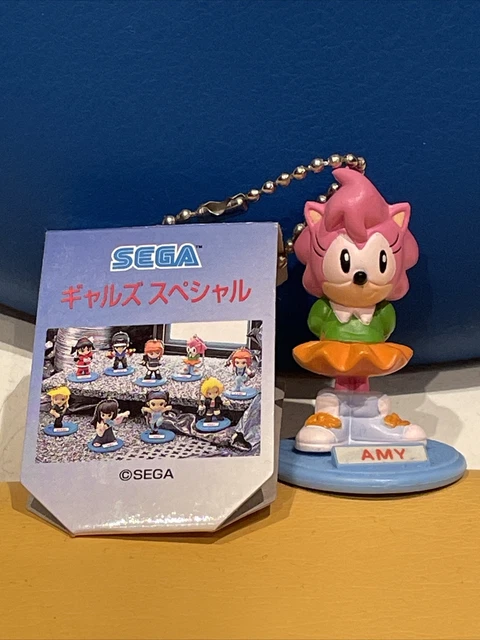 SONIC THE HEDGEHOG Amy Rose Mini Key Chain Rare Japanese £30.00 ...