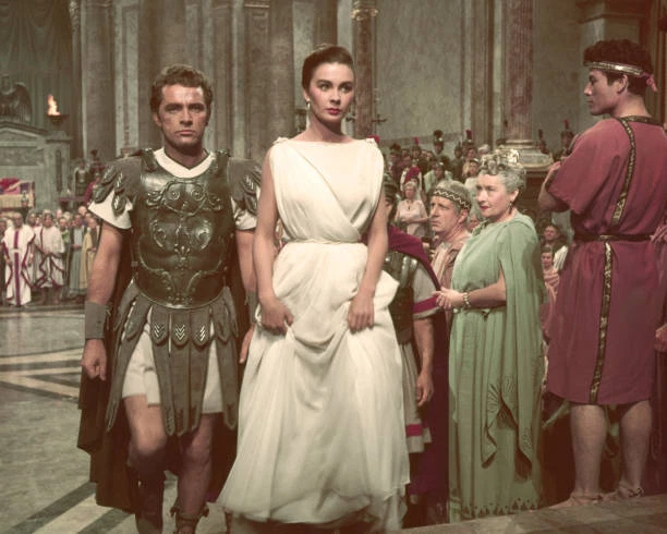 BRITISH ACTORS RICHARD Burton as Roman soldier Marcellus Gallio an- Old ...