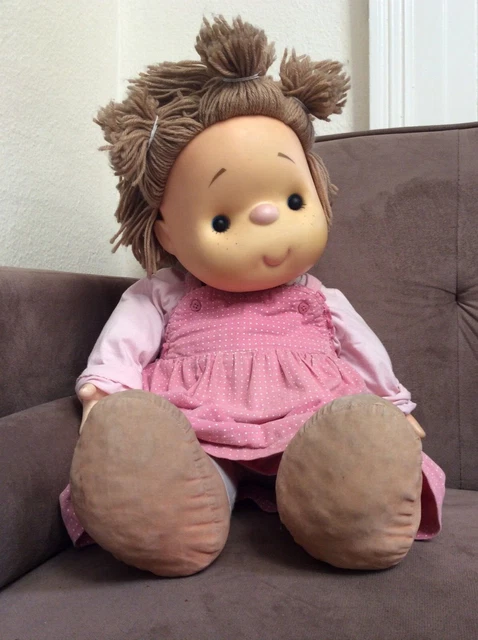 VINTAGE 1970'S ICE Cream Dolls ~ GIRL IN PINK ~ 24" Large Huge Plush ...