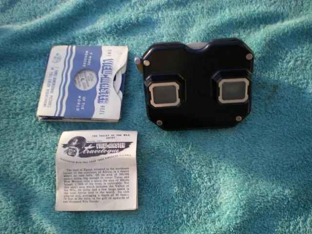 ANCIENNE VISIONEUSE 3D VIEW MASTERde 1950/60 avec 7disques et sa notice ...