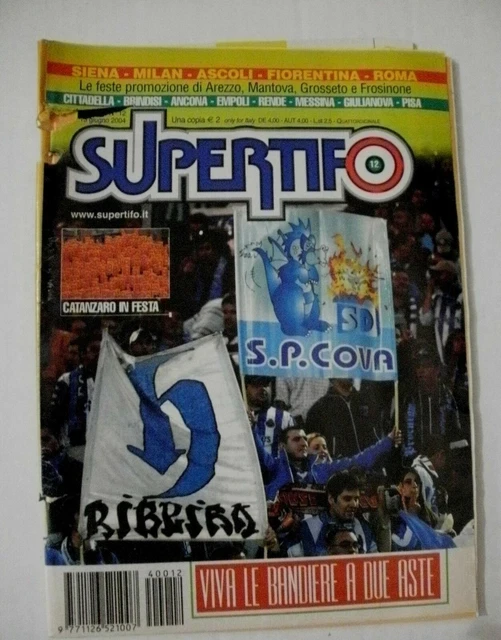 SUPERTIFO N. 12 - 2004 / Ultras Catanzaro in festa, Siena,Milan,Ascoli,Roma EUR 3,40 - PicClick FR