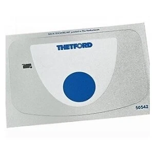 THETFORD CONTROL PANEL Overlay Sticker C250 Cassette Toilet Caravan ...