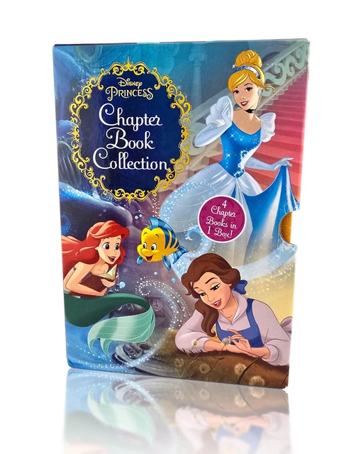 DISNEY PRINCESS CHAPTER Book Collection 4 Chapter Books in One Box 2019 ...