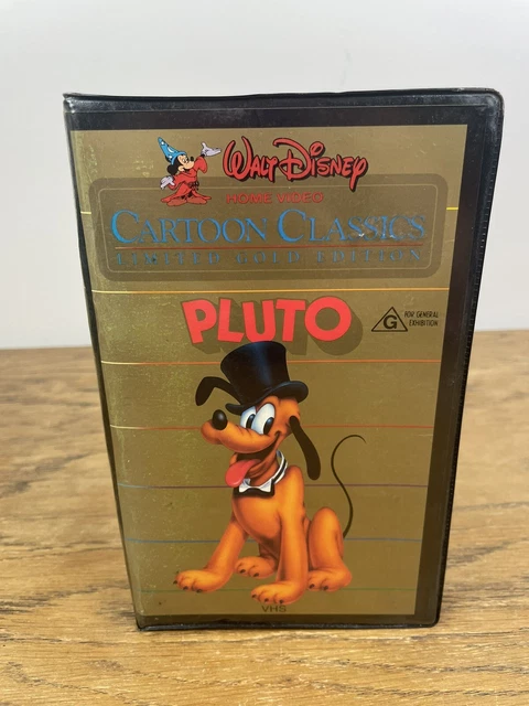 WALT DISNEY LIMITED Gold Edition VHS Pluto VHS VGC TESTED Video No.202 ...
