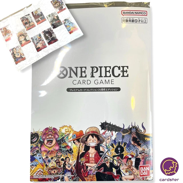 ONE PIECE 25TH Anniversary Premium Card Collection Bandai Japan ...