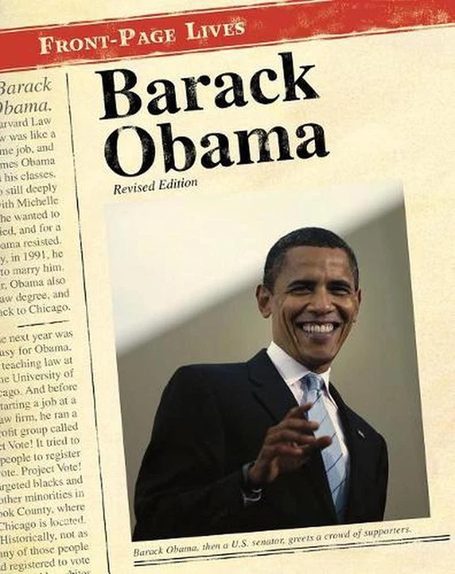BARACK OBAMA (FRONT-PAGE Lives) by Burgan, Michael (English) Paperback ...
