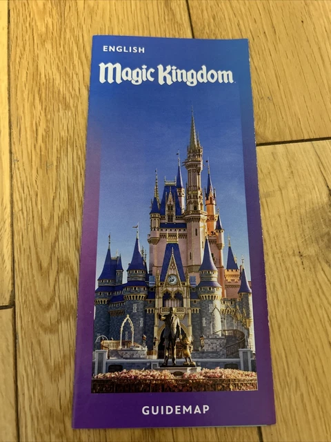 2023 WALT DISNEY World Magic Kingdom Park Guide Map Florida £0.99 ...