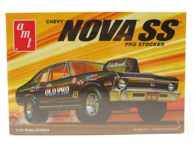 CHEVROLET NOVA SS Pro Stocker Old Pro 1972 Kunststoffbausatz Modellauto ...