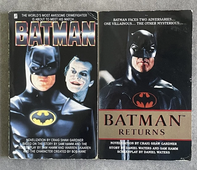 BATMAN '89 & Batman Returns Novelisations, very rare novels £5.19 ...