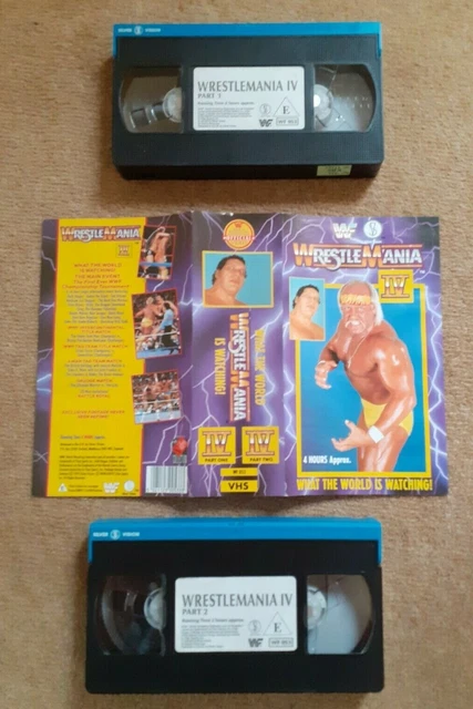 WWF WRESTLING: WRESTLEMANIA Iv - Vhs - Silvervision. £2.99 - PicClick UK