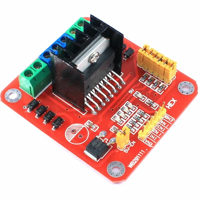 L298N DOUBLE PONT en H Conducteur de Moteur Arduino Raspberry Pi Flux ...