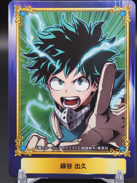 IZUKU MIDORIYA DEKU My Hero Academia Japanese Collectable Card Anime ...