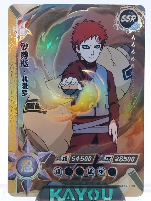GAARA | NR-SSR-019 | Naruto Kayou Super Rare SSR Card Anime TV Show $5. ...