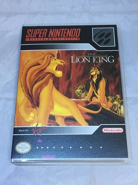 THE LION KING Custom SNES Super Nintendo Case Only (No Game included ...