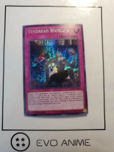 VENDREAD REORIGIN MP18-EN090 Secret Rare 1Ère Édition Comme Neuf EUR 2 ...