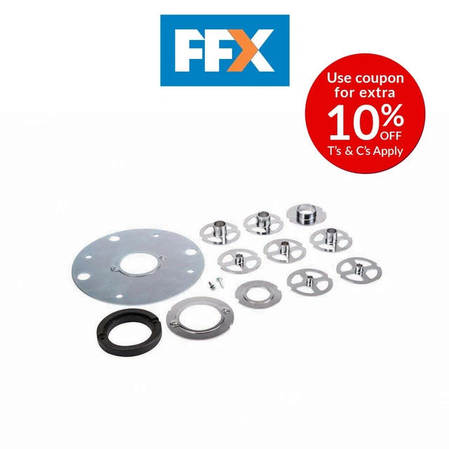 TRITON TGA 250 Template Guide Kit for Router with Bushes Table Spacer ...