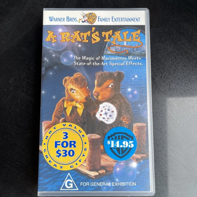 A RATS TALE VHS Cassette Video Rat's Tale Warner Bros 1998 RARE $70.00 ...