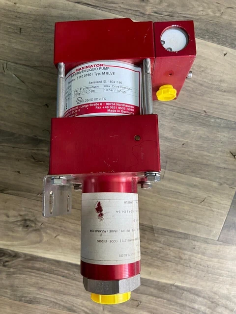 MAXIMATOR AIR DRIVEN Liquid Pump type M 8LVE £1,101.10 - PicClick UK