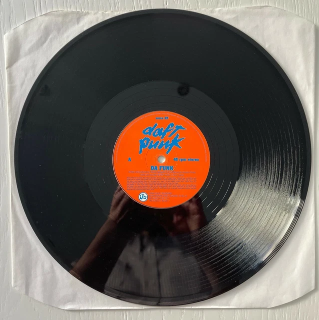DAFT PUNK - Da Funk 12" vinyl 45RPM UK 1995 Soma Quality Recordings ...
