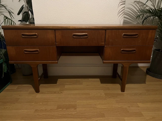 VINTAGE MID CENTURY Meredew Desk/Sideboard/Buffet/Dressing Table - Used ...