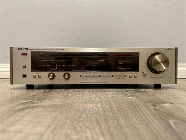 VINTAGE LUXMAN STEREO Receiver Digital Synthesized AM/FM R-406 £329.41 ...