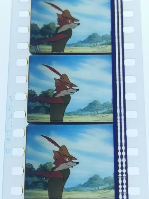 ROBIN HOOD 35MM Film Cell Trailer Disney Cel Animation Movie Cartoon ...