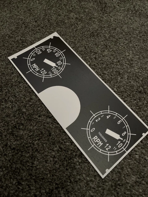 AUSTIN PATHFINDER PEDAL Car Dashboard Dial Fascia Panel Speedo Dash £18 ...