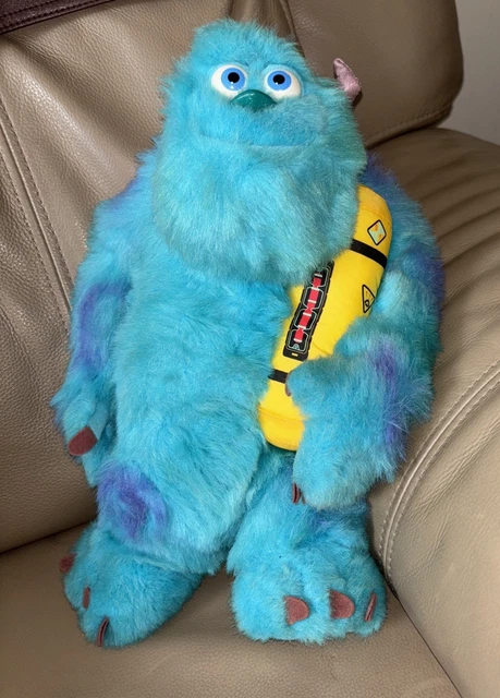 DISNEY PIXAR MONSTERS Inc Sulley 14” Bedtime Talking Plush 2001 Hasbro ...