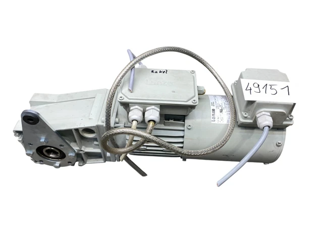 LENZE GKR04-2M HBR 071C32 Getriebemotor mit Bremse 230/400V 0,37kw ...