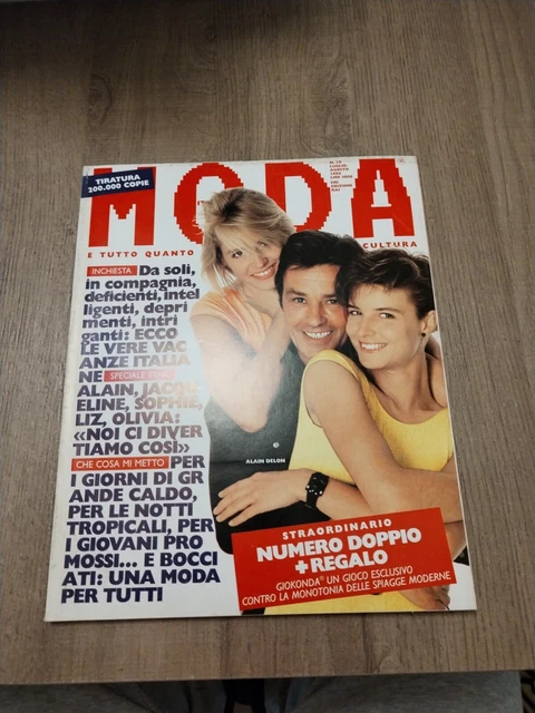 RIVISTA MODA MAGAZINE italia nuova eri ed rai 1984 n 10 Alain Delon EUR ...