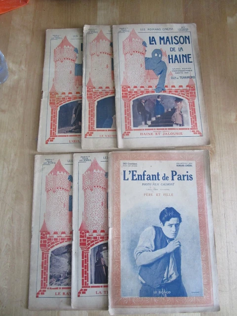 LOT DE 7LIVRES Les romans Cinéma - Collect La maison de la haine Guy de ...
