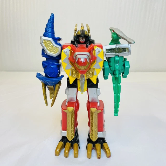 POWER RANGERS DINO Thunder Thundersaurus Megazord Mini Figure 6" on ...