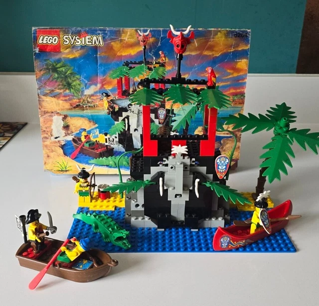 VINTAGE LEGOS 90 Pirates Set INTERDIT COVE (6264) - 100 % Complet avec ...