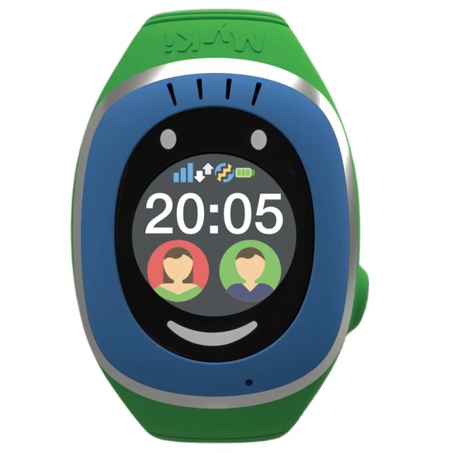 SMARTWATCH MYKI TOUCH bambini 2G blu verde GPS localizzazione in tempo ...