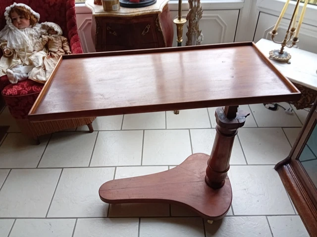 ANTIQUE JOHN CARTER Oak Adjustable Reading Lectern Console Bed Table £ ...