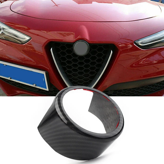 FRONT GRILLE GRILL Logo Emblem Ring Fit Alfa Romeo Stelvio 2017-22 ...