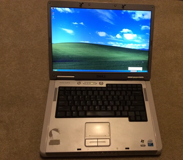VINTAGE DELL INSPIRON E1505 Laptop Windows XP, 15” Silver, Intel Core ...