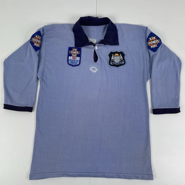 VINTAGE NSW BLUES 90s State Of Origin NSWRL Classic Jersey Mens Sz ...