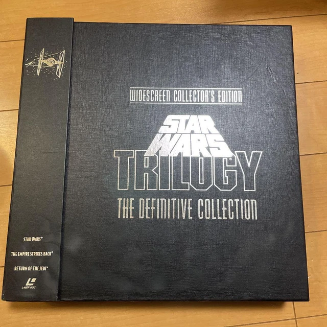 STAR WARS TRILOGY Definitive Collection Widescreen LD LaserDisc Box Set ...