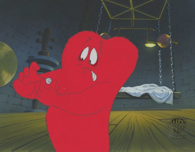 Tiny Toons Adventures Original Production Cel Furrball Night Ghoulery £ 7453
