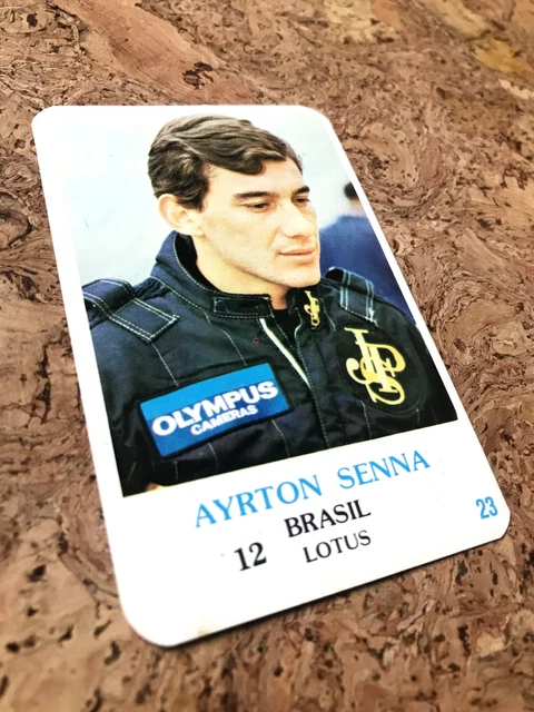 AYRTON SENNA CALENDAR 1986 Lotus Formula 1 F1 GOAT Legend RARE Brazil ...
