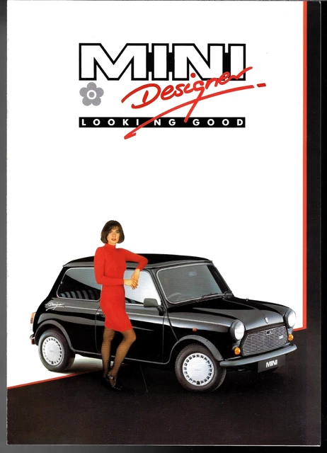 AUSTIN MINI DESIGNER Limited Edition 1988 UK Market Sales Brochure Mary ...