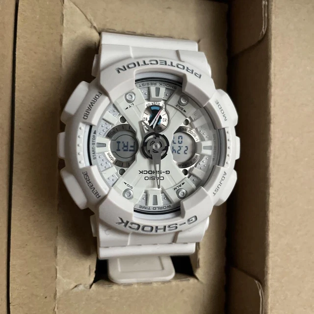 CASIO G-SHOCK GA-120A-7AJF Water Resistant 20bar Stainless Steel White ...