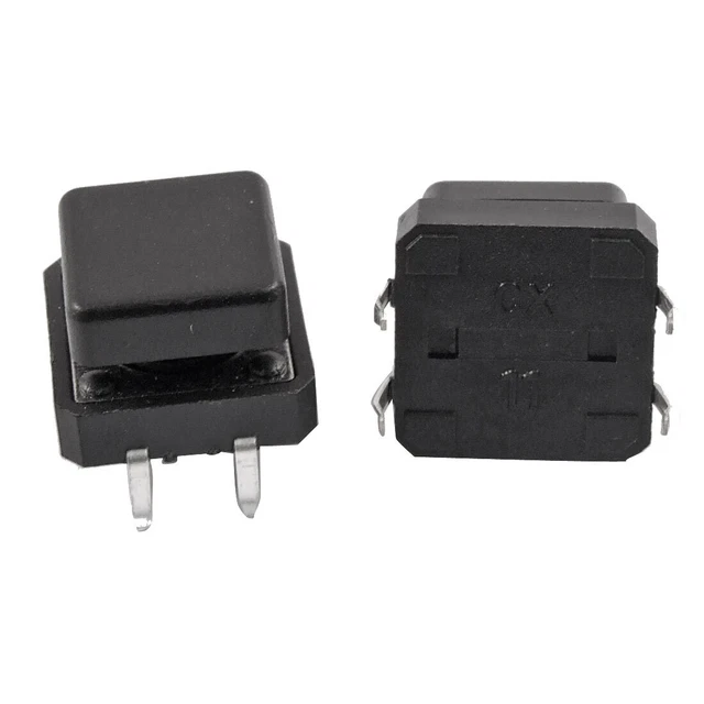 20 PCS PCB Momentary Tactile Push Button Switch 12 x 12 x 12mm 4 Pin ...