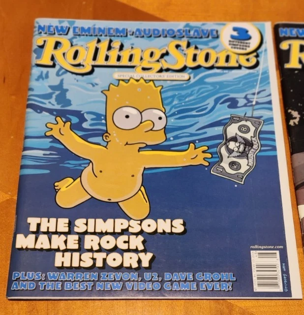 ROLLING STONES MAGAZINE - The Simpsons Nirvana Beatles Springsteen NO ...
