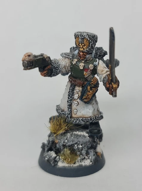 WARHAMMER 40K IMPERIAL Guard Valhallan Captain commander Commandant ...