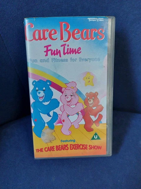 VINTAGE 1980S VHS Video, Care Bears Fun Time featuring Care Bears ...