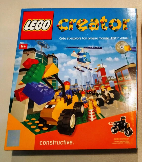 LEGO JEU PC CD-Rom CREATOR complet en boîte avec set 2584 neuf - T.B.E ...