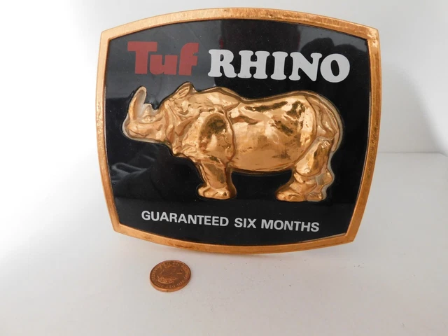 VINTAGE TUF SHOES RHINO, Shop Counter Display £23.94 - PicClick UK