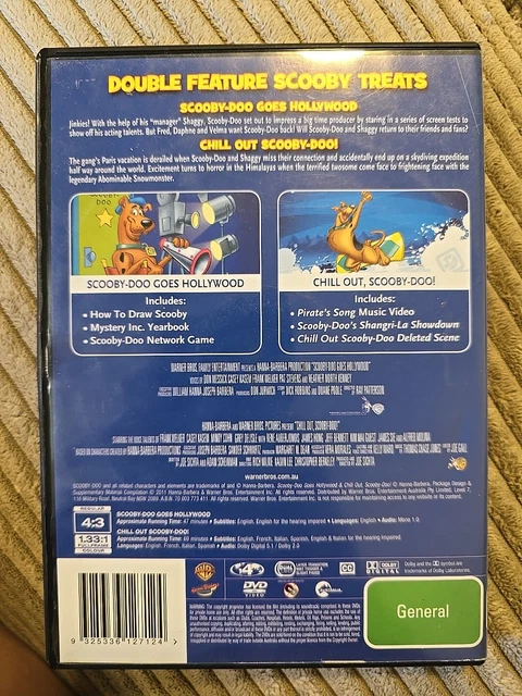 SCOOBY-DOO GOES HOLLYWOOD / Chill Out Scooby-Doo DVD Genuine Region 4 ... SCOOBY-DOO GOES HOLLYWOOD / Chill Out Scooby-Doo DVD Genuine Region 4 ...